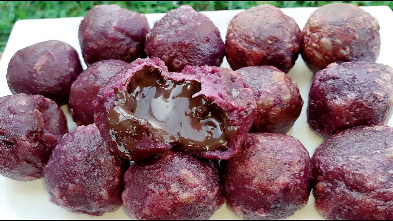 Bola Bola Ubi Ungu Lumeer By Dapur Pink - YouTube