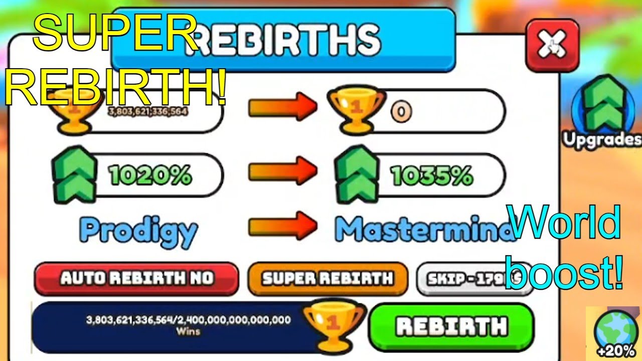 *New* OP SUPER REBIRTH + WORLD 3 BOOST! Roblox Arm Wrestle Simulator ...