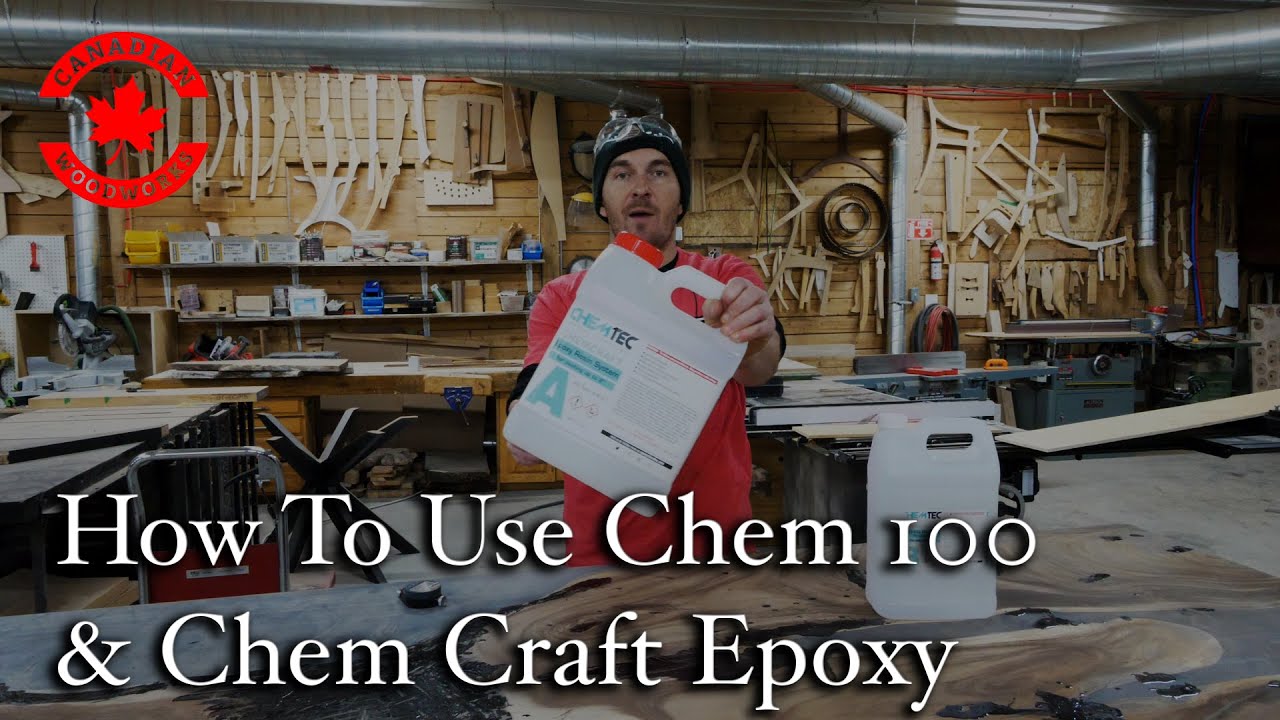 How to - Chemtec Chem-100 & Chem-Craft, epoxy table pour - YouTube