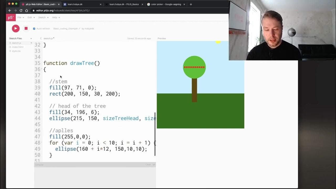 P5js Function Youtube