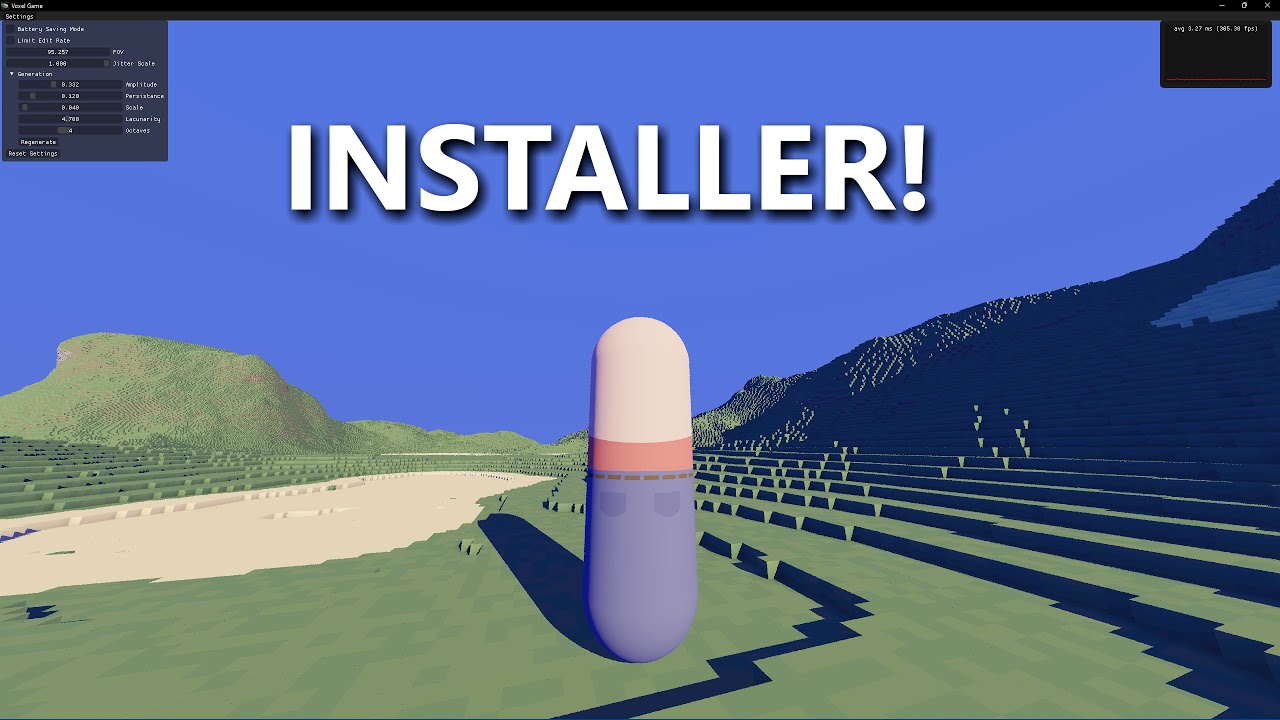 I Created an Installer for my Voxel Engine! | Voxels *Weekend update ...
