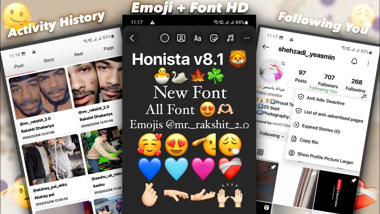 Finally! 🐣HONISTA V8.1 New Update!! Full iOS INSTAGRAM on android ...
