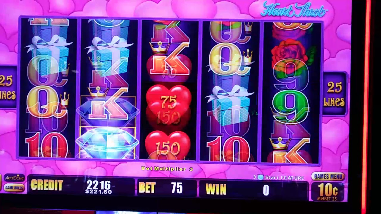 Mountaineer Racino High Limit Lightning Link Heart Throb Slot Machine ...