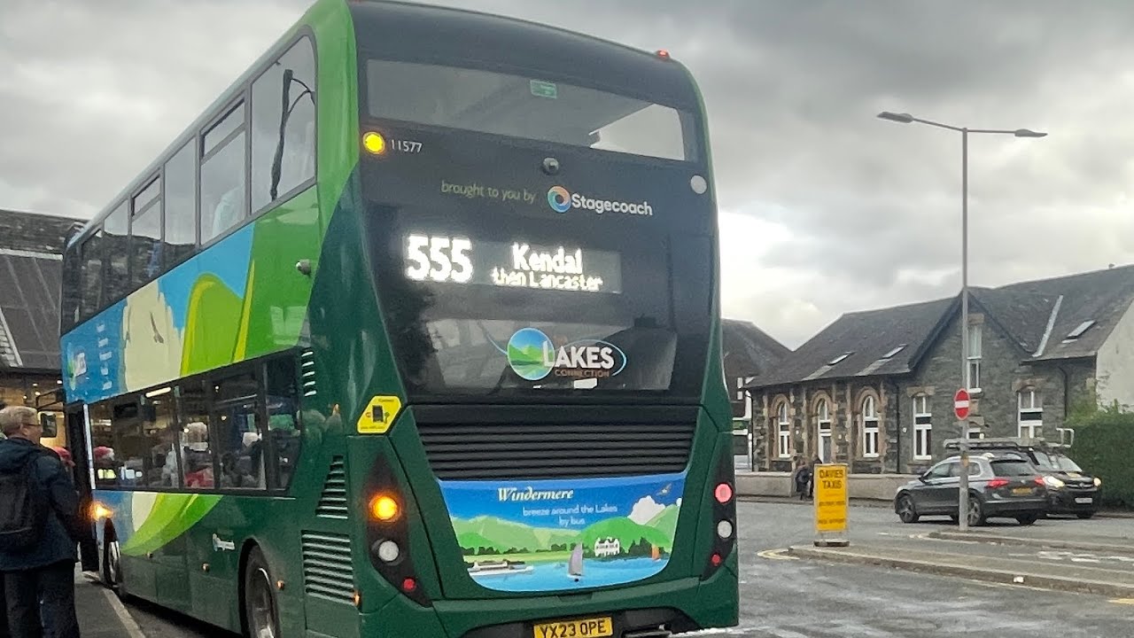 555 Lakes Connection Full Bus Journey - Keswick ️ Kendal ️ Lancaster ...