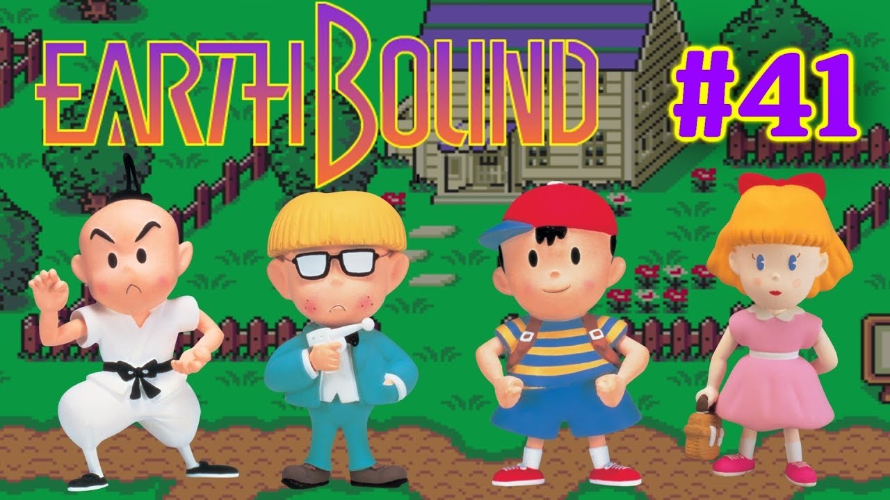 EarthBound #41 - Weird Creatures of Dungeon Man - YouTube