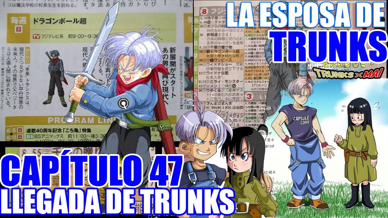 DRAGON BALL SUPER NOTICIAS | LLEGADA DE TRUNKS | ¿LA ESPOSA DE TRUNKS ...