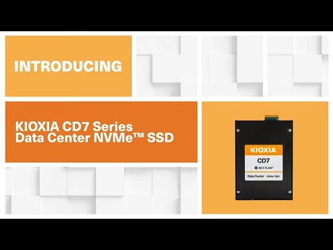 KIOXIA CD7 E3.S 產品介紹 - YouTube
