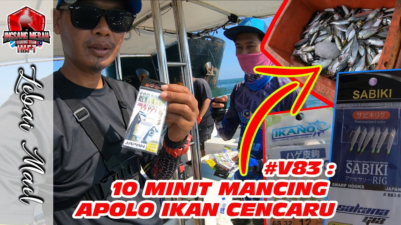 10 MINIT MANCING DAH PENUH TONG, APOLO IKAN CENCARU (LEBAI MAIL TRIP ...