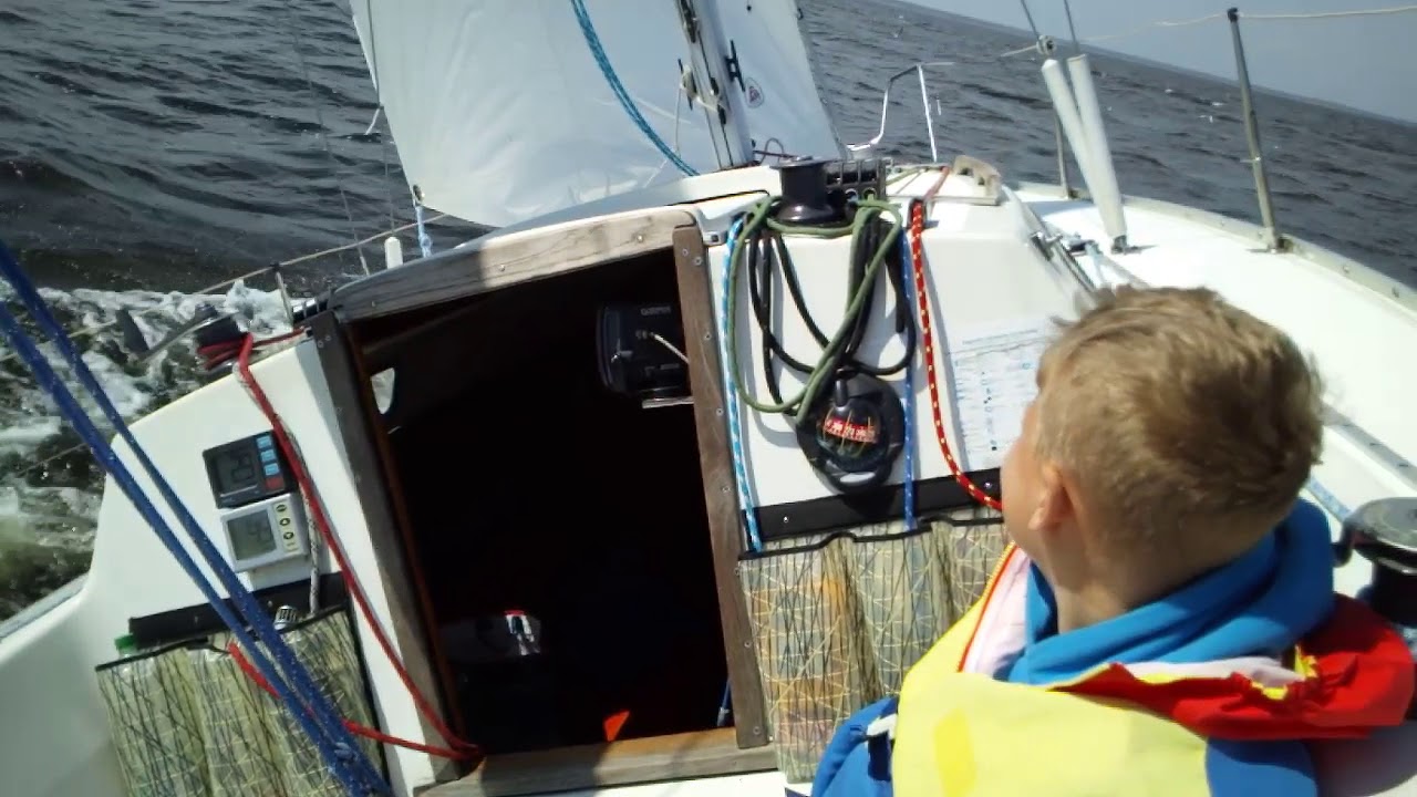 Albin Cirrus 78 s/y Elin, Zalew Szczeciński - YouTube