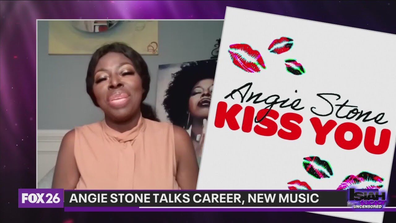 Angie Stone talk new 'Kiss You' single, career, & love life - YouTube
