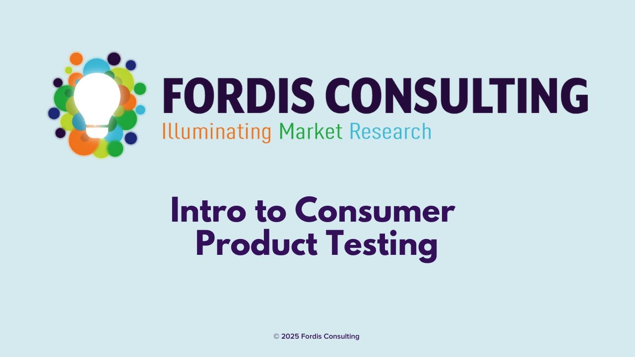 Intro to Consumer Product Testing: CPG Course #1 of 4 - YouTube