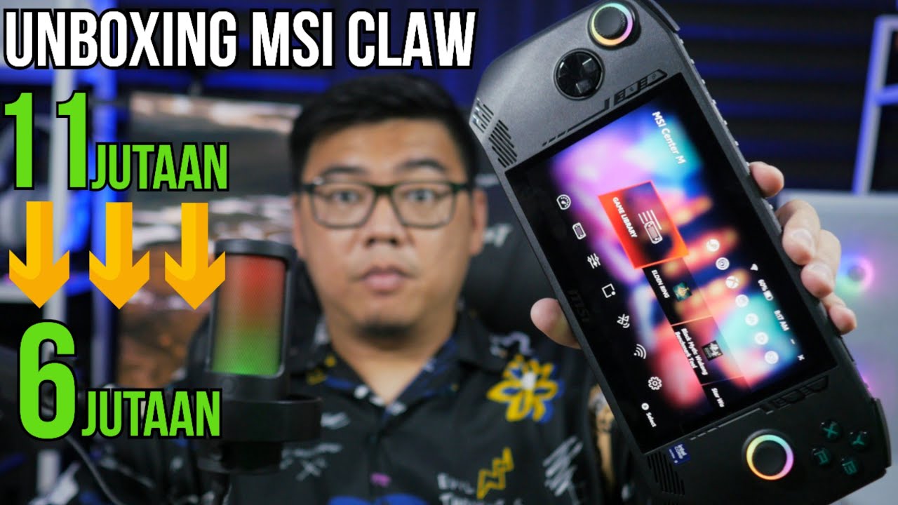 TERLALU MURAH KALO SEGINI!! UNBOXING MSI CLAW ULTRA 5 | KUPAS TUNTAS CARA PAKAI, UPDATE, GAMING ...