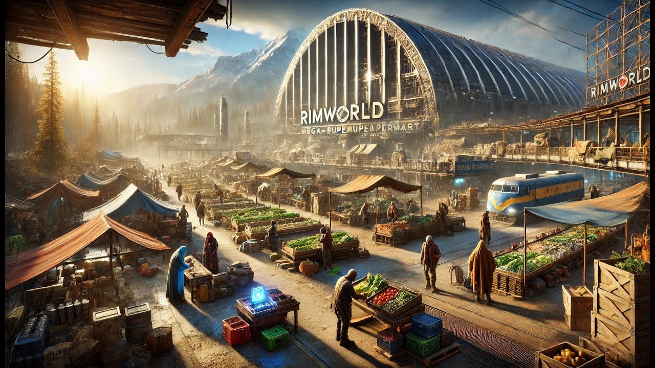 RimWorld : Building the ULTIMATE Post-Apocalyptic Supermarket! 🛒 From ...