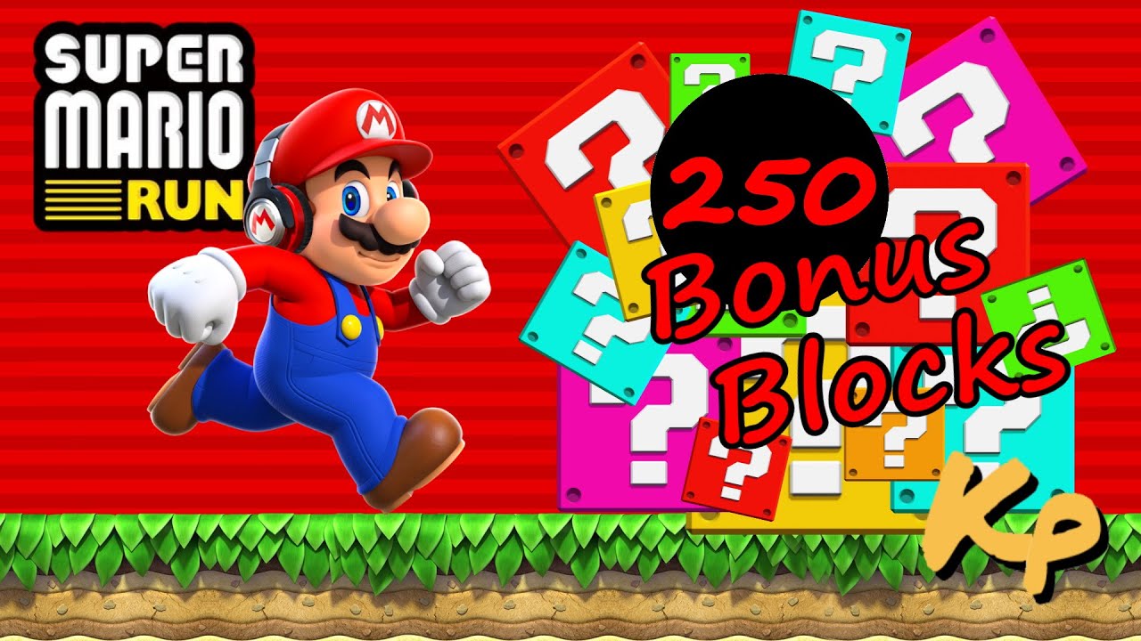 Super Mario Run - Remix 10 - Opening 250 Bonus Block for last remaining ...