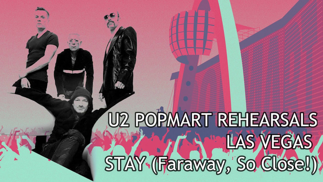 U2 / STAY live POPMART TOUR debut Rehearsals Las Vegas 1997 iem rare ...