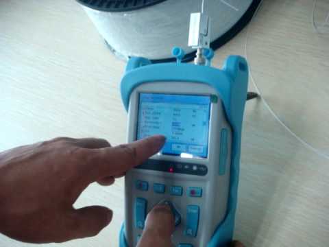 how to use the OTDR - YouTube