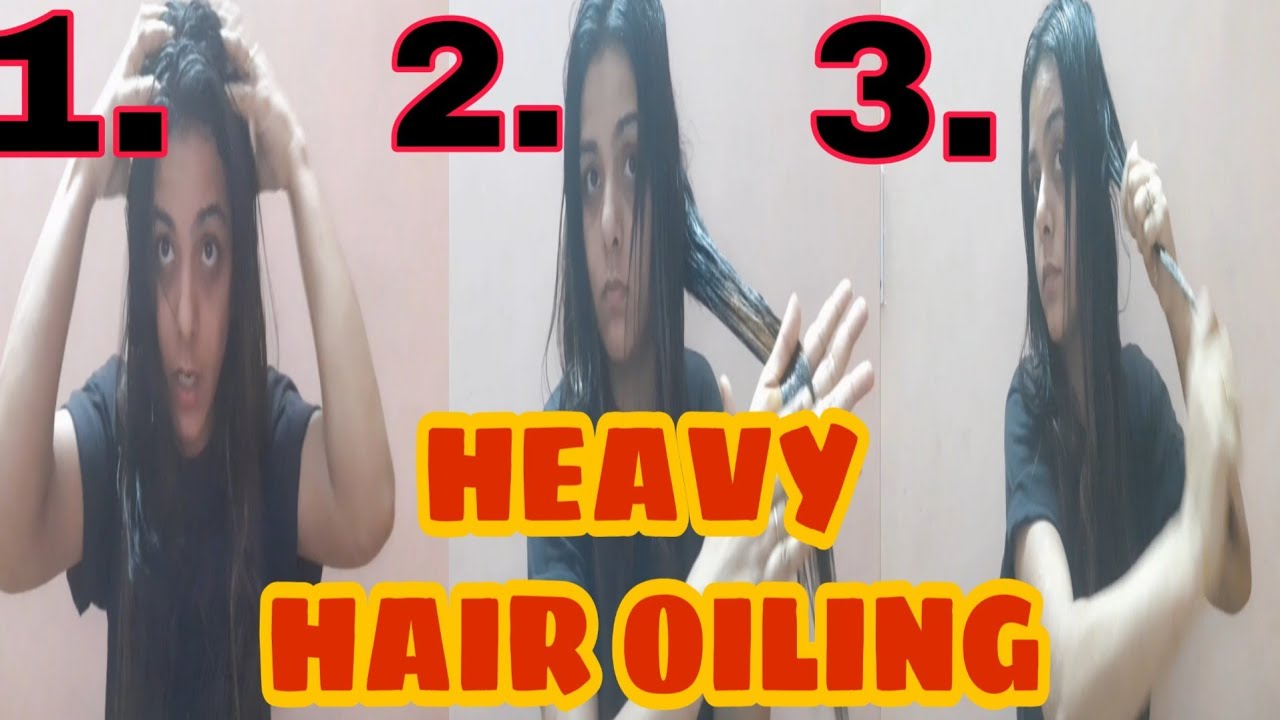 HAIR OILING||HEAVY MUSTARD OIL HAIR OILING||Apply hair oil properly ...