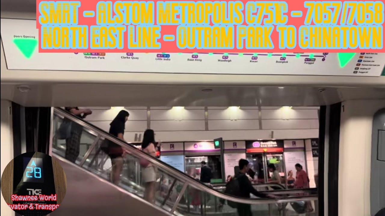 SBS Transit North East Line - Alstom Metropolis C751C - Ride from ...