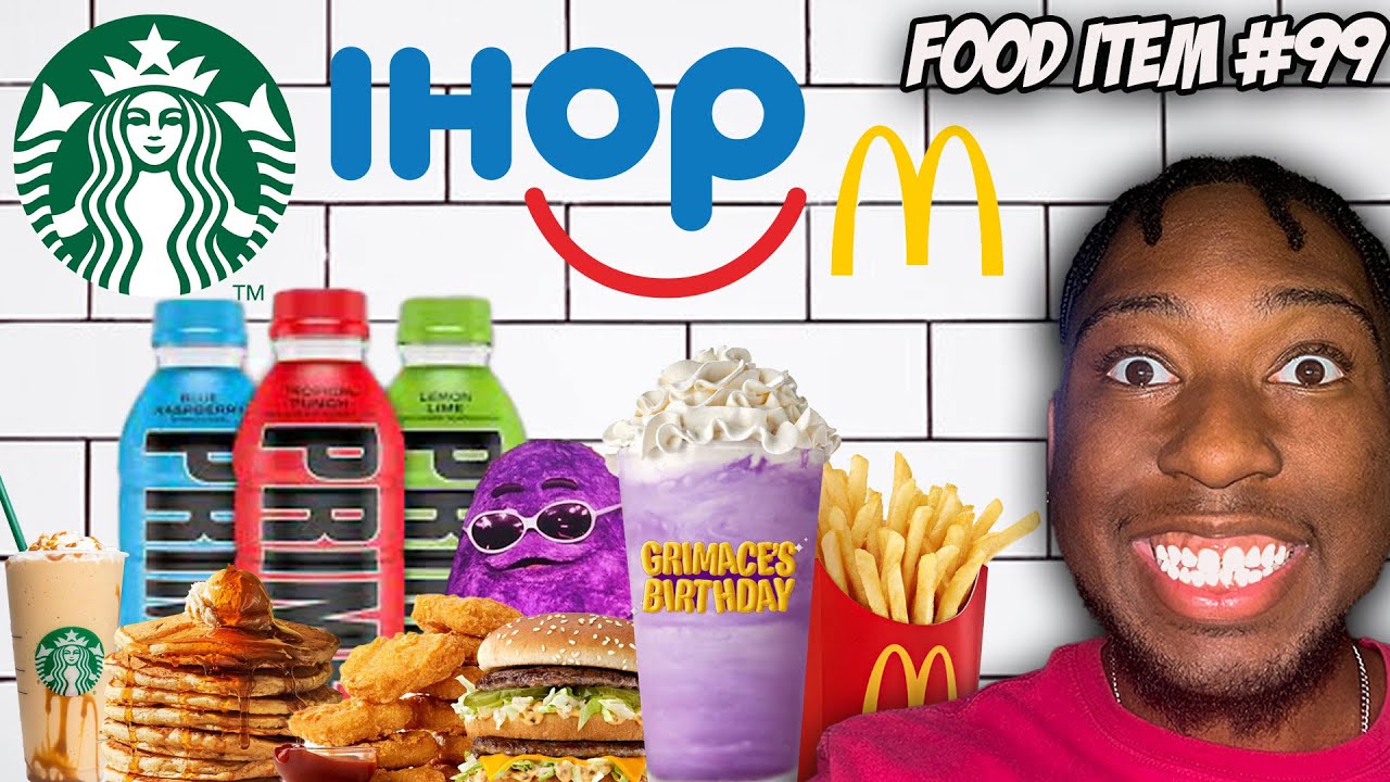 100 CRAZY FREE FOOD ITEMS FOR YOUR BIRTHDAY! - YouTube