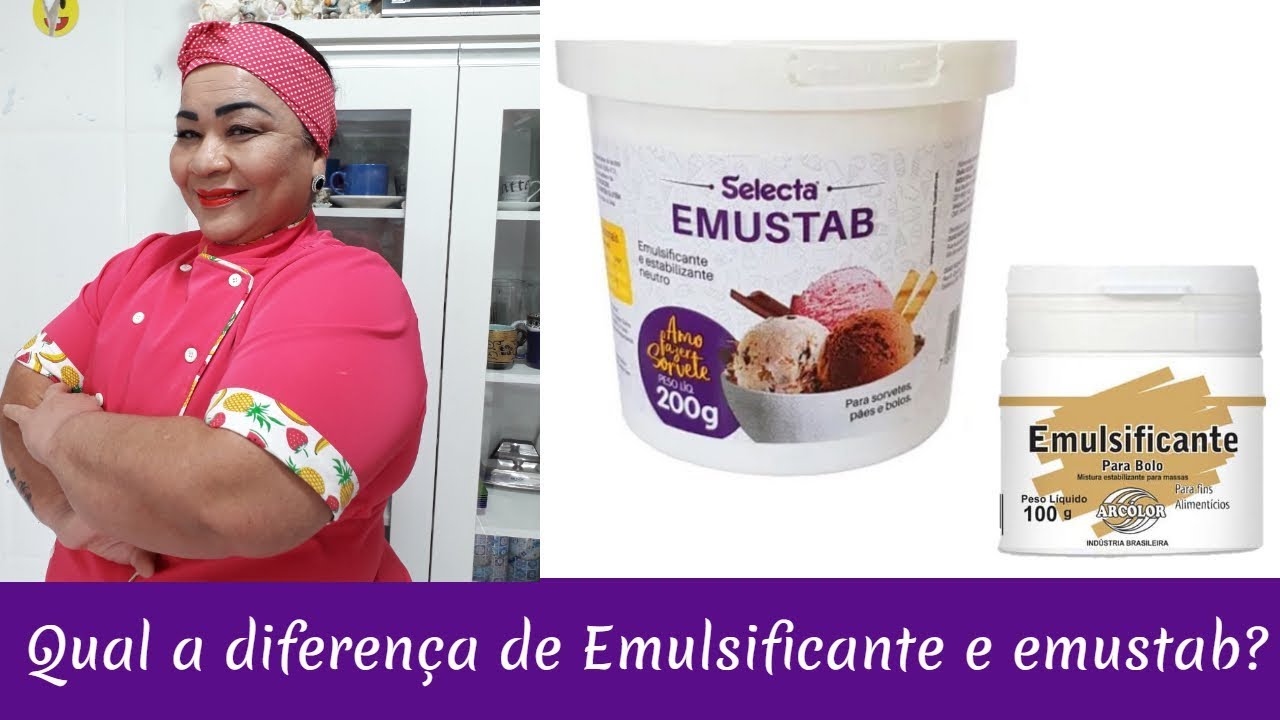 DIFERENÇA ENTRE EMULSIFICANTE E EMUSTAB - YouTube
