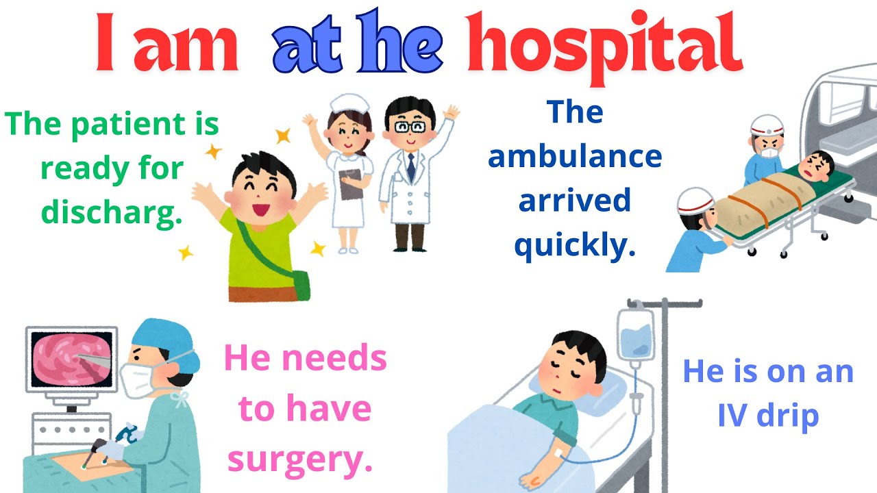 Hospital English: Practical Words and Phrases You Need | Speak English ...