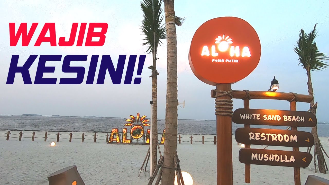 Suasana Pantai Aloha PIK 2 Di Malam Hari - YouTube