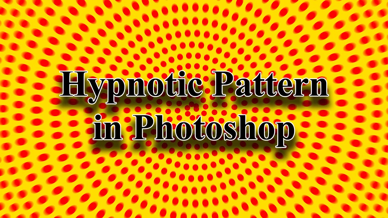 How to create Hypnotic Pattern in Photoshop | Photoshop Addict - YouTube