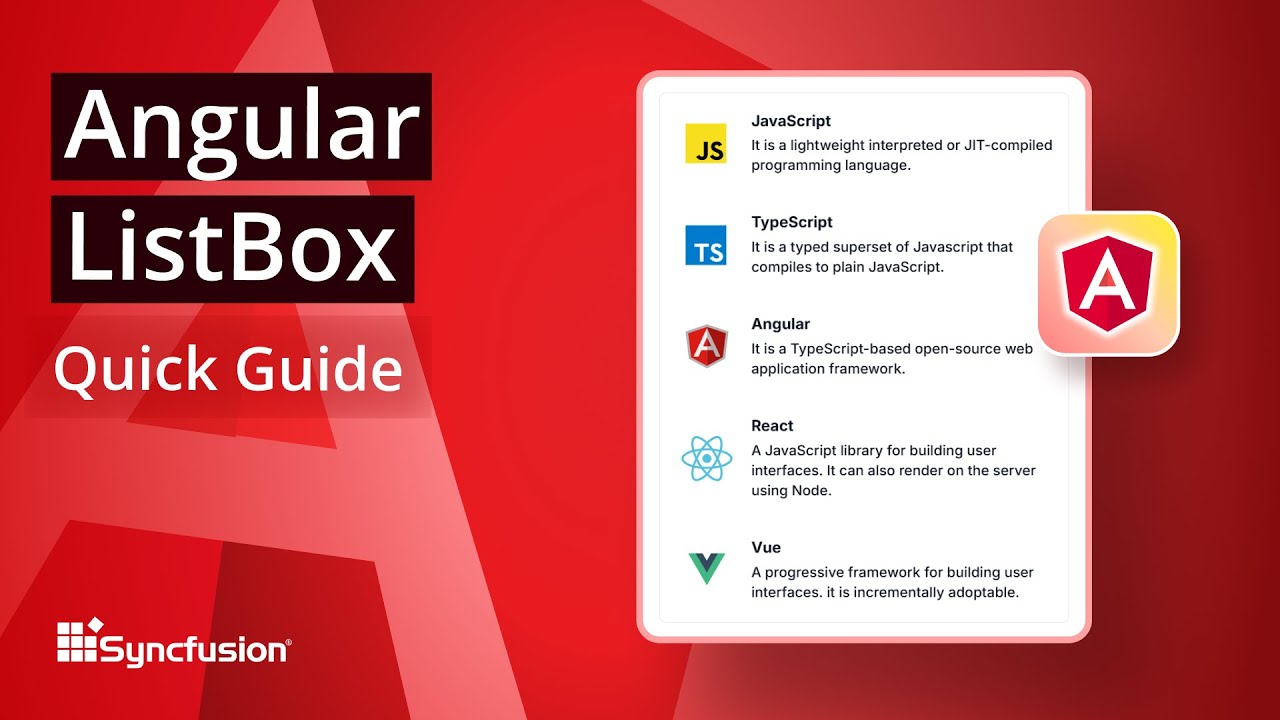 Angular ListBox: The Ultimate Feature Walkthrough - YouTube