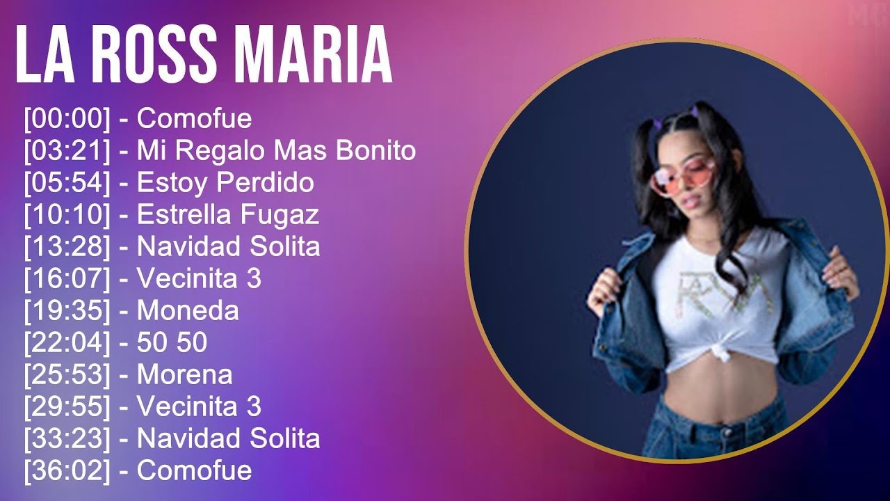 La Ross Maria 2024 MIX Nuevas Canciones - Comofue, Mi Regalo Mas Bonito ...