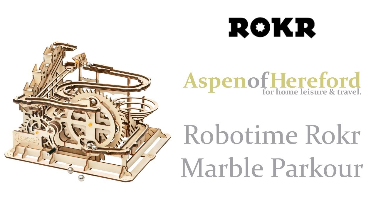 Robotime Parkour Marble Run Kit - YouTube