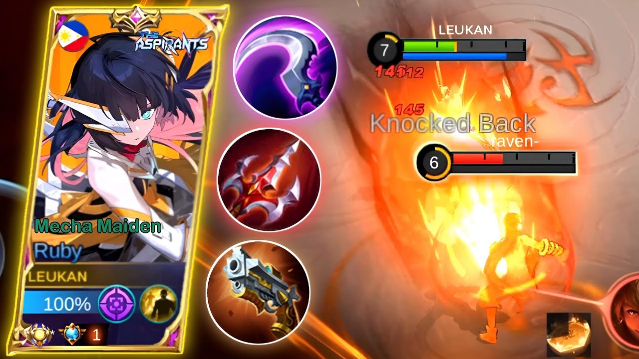 HOW TO ONE-SHOT YIN USING THIS RUBY BUILD🔥 RUBY BEST BUILD 2022 - MLBB ...