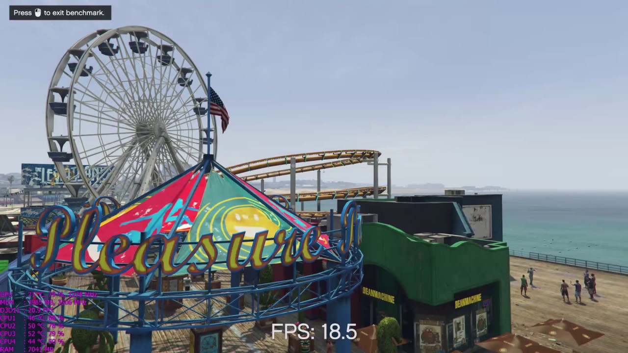 GTA 5 (Grand Theft Auto V) PC Benchmark - Very High Settings 4K - i5 ...