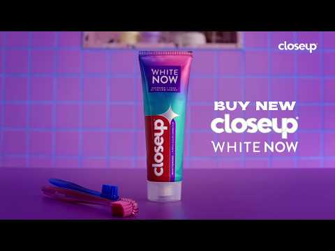 New Closeup White Now: Purple Color Corrector Toothpaste ✨💜