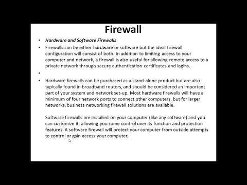 18 Firewall and cookies - YouTube