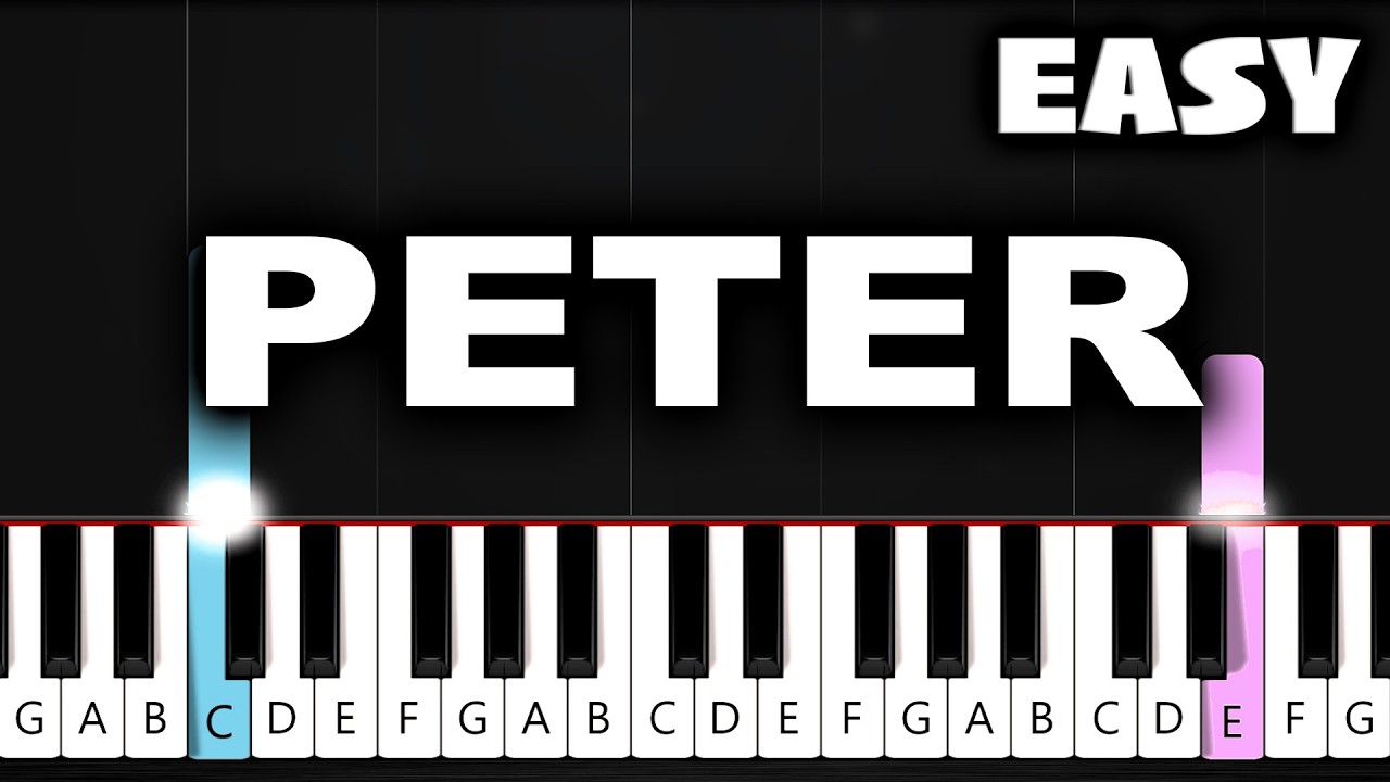 Taylor Swift - Peter - EASY Piano Tutorial - YouTube