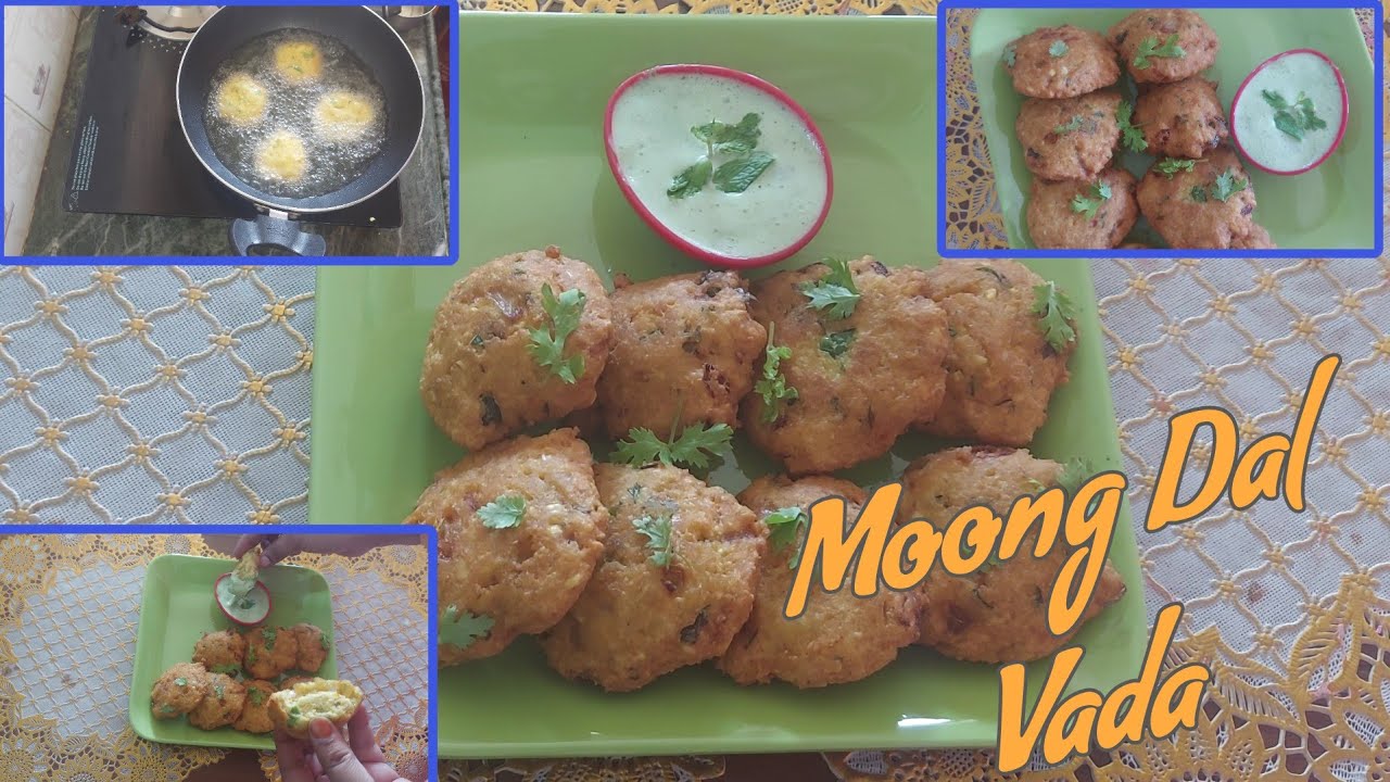 Cruncy crispy moong dal vada |Perfect recipe for brkfst & evening ...