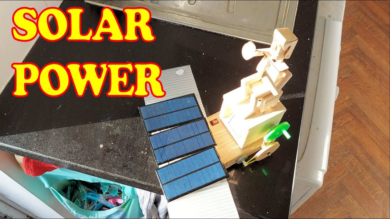 Solar Powered Happy Clapper Automata - YouTube