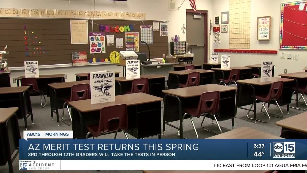 AZ Merit test will return this spring - YouTube