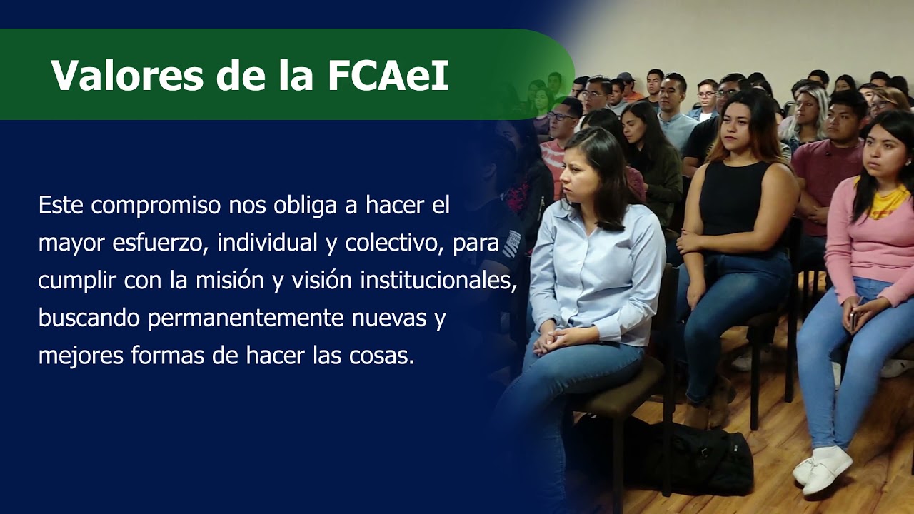 Valores de la FCAeI - YouTube