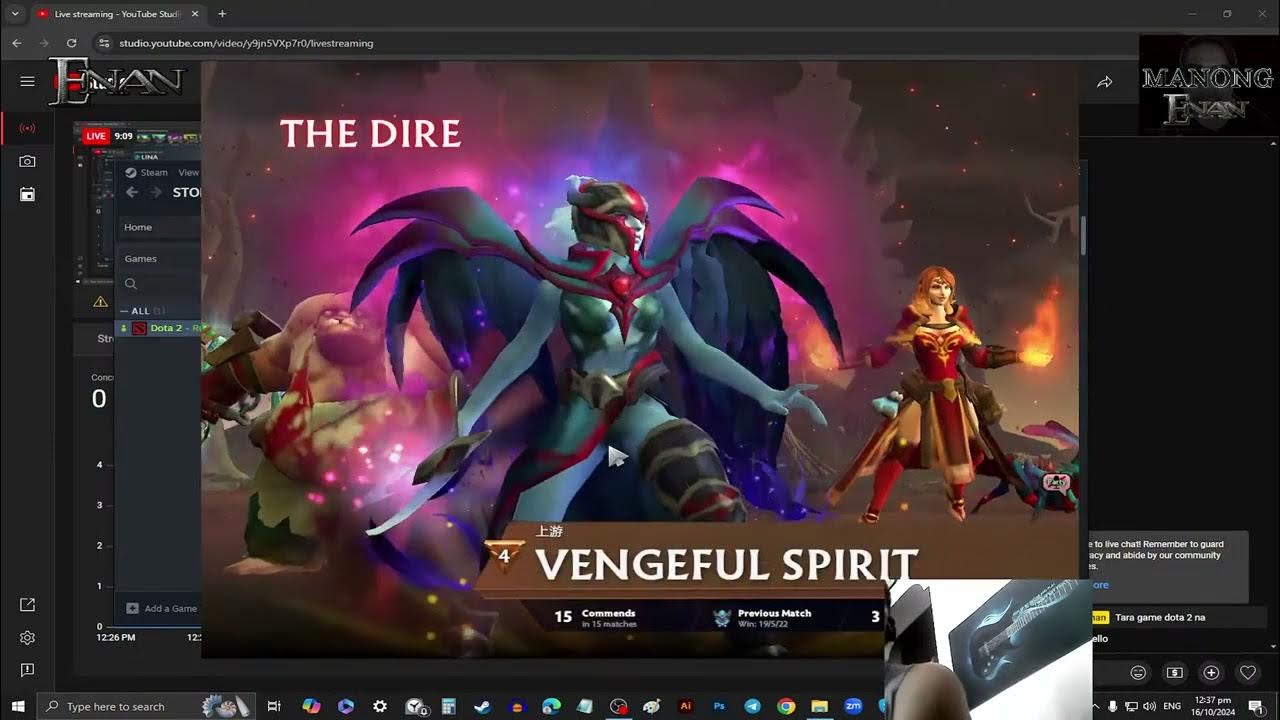 Herald gaming DOTA2 live stream by Manong Enan - YouTube