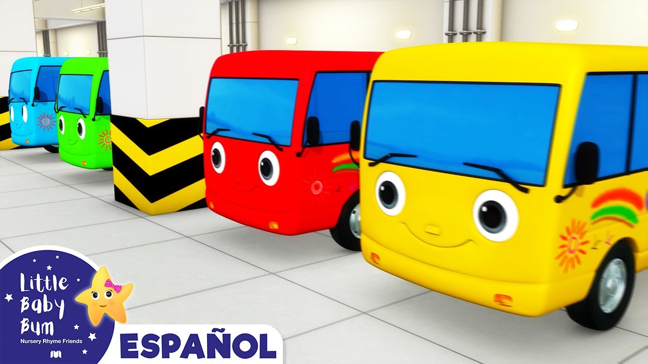 Diez Autobuses | +más Canciones Infantiles | Little Baby Bum en Español ...