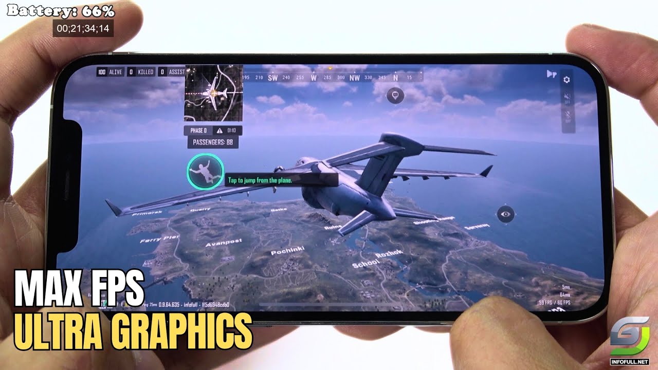 iPhone 12 Pro test game PUBG New State Update Max Setting | Max FPS ...