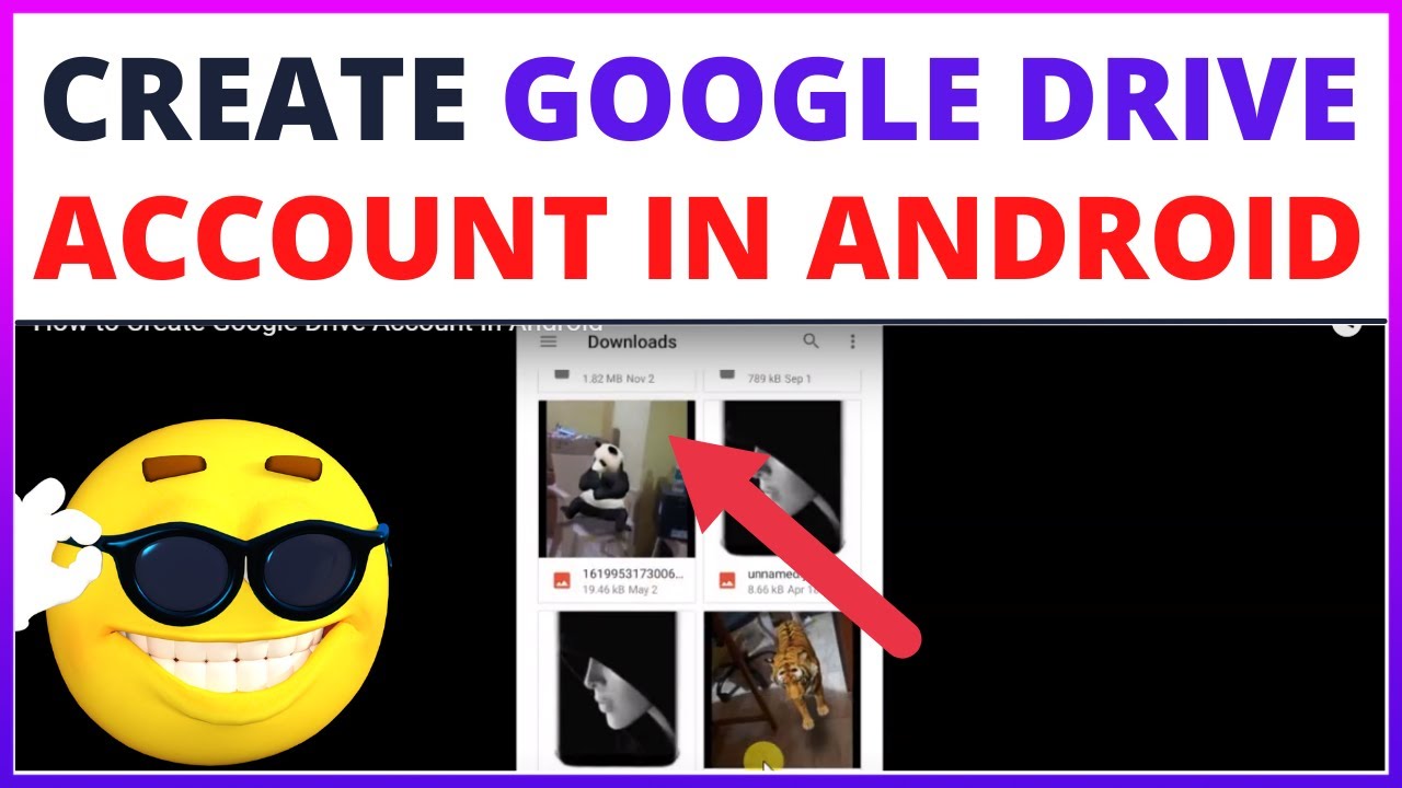 How to Create Google Drive Account In Android - YouTube