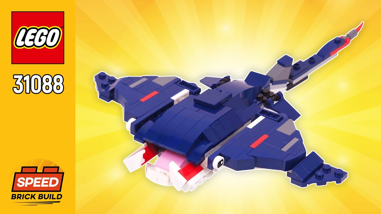 LEGO Creator Manta Ray MOC (31088)[169 pcs] Alternate Build for Mighty ...