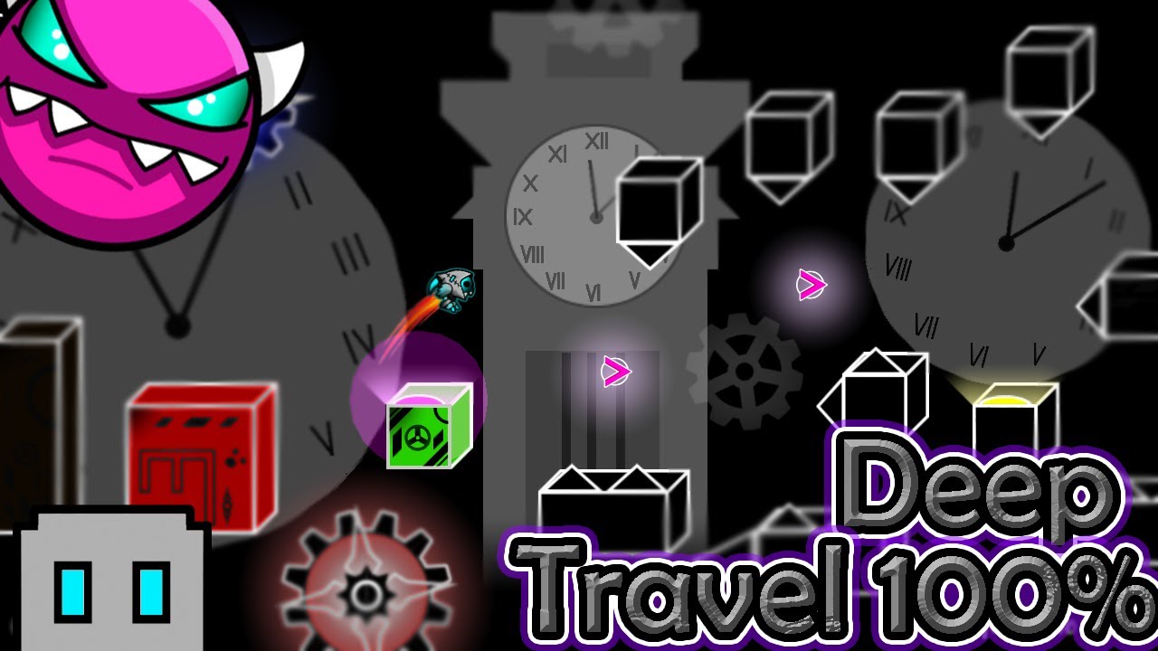 Un nivel que debía... Deep Travel by BlueLite 100% (medium demon ...