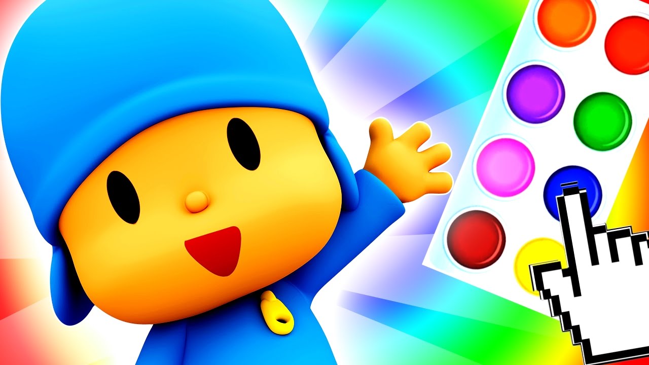 Learn Colors with Talking Pocoyo - Learning Color Animation for Baby ...