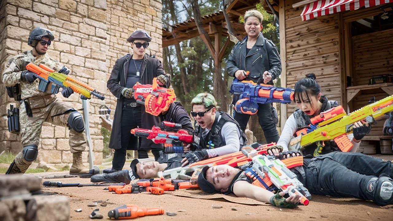 LTT Action : Epic Nerf Guns War! SEAL X and SEAL Y Save The Girl - YouTube