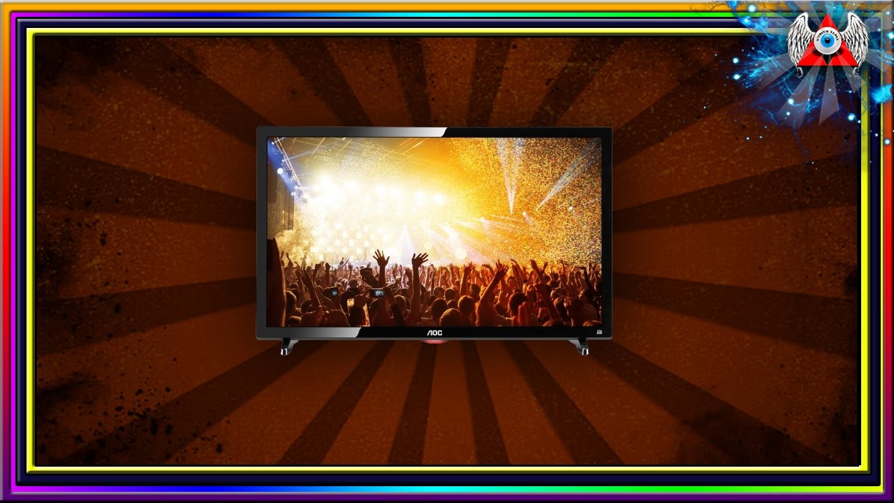 COMPREI UMA - TV LED 24 AOC - LE24D1461 Full HD - YouTube