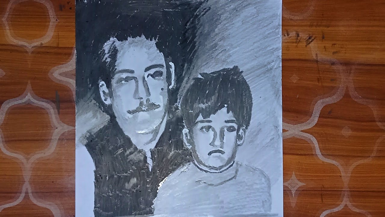 How to draw Sheikh Rasel _ How to draw Bangabandhu Sheikh Mujibur ...