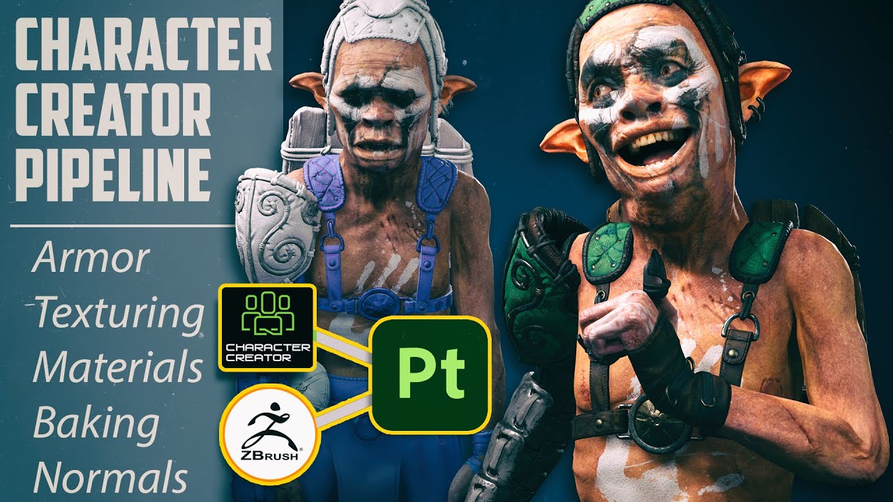 06 Texturing Armor, Clothing & Accessories for Character Creator ...